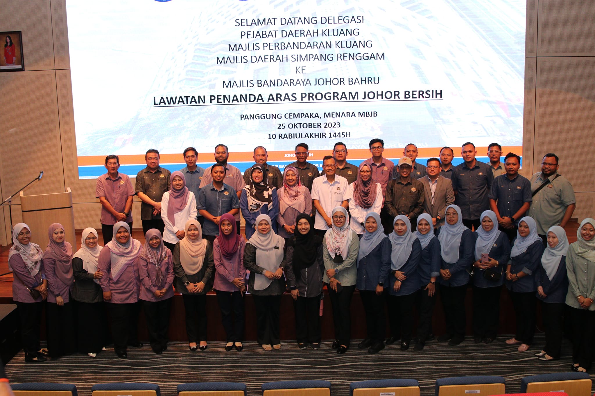 LAWATAN PENANDA ARAS PROGRAM JOHOR BERSIH DAERAH KLUANG | Portal Rasmi ...